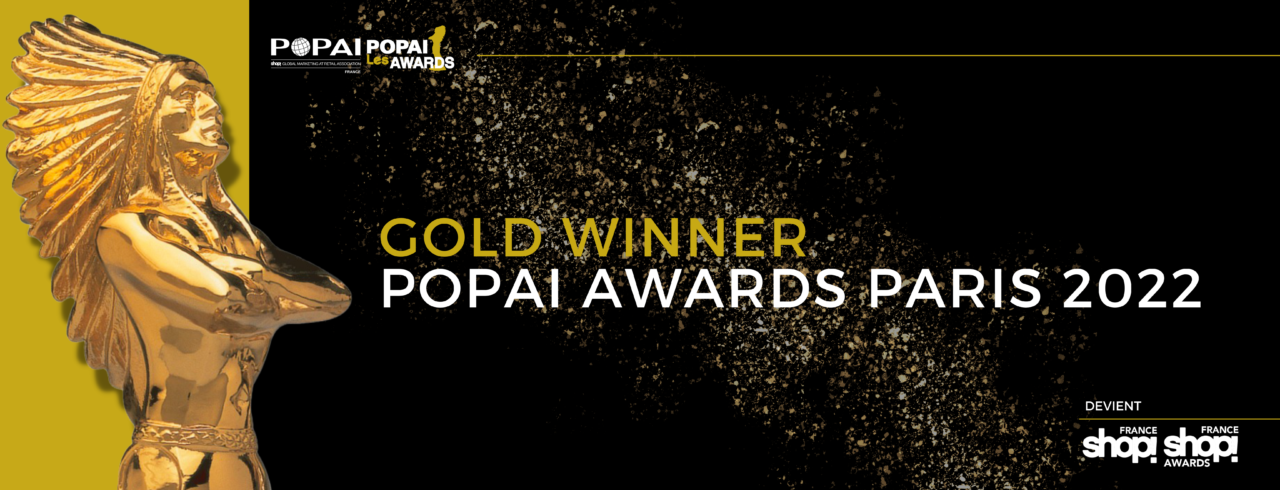We won gold at POPAI AWARDS PARIS | Dago s.r.o.